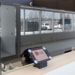 Reception Desk Glass Screen - Conform Glass